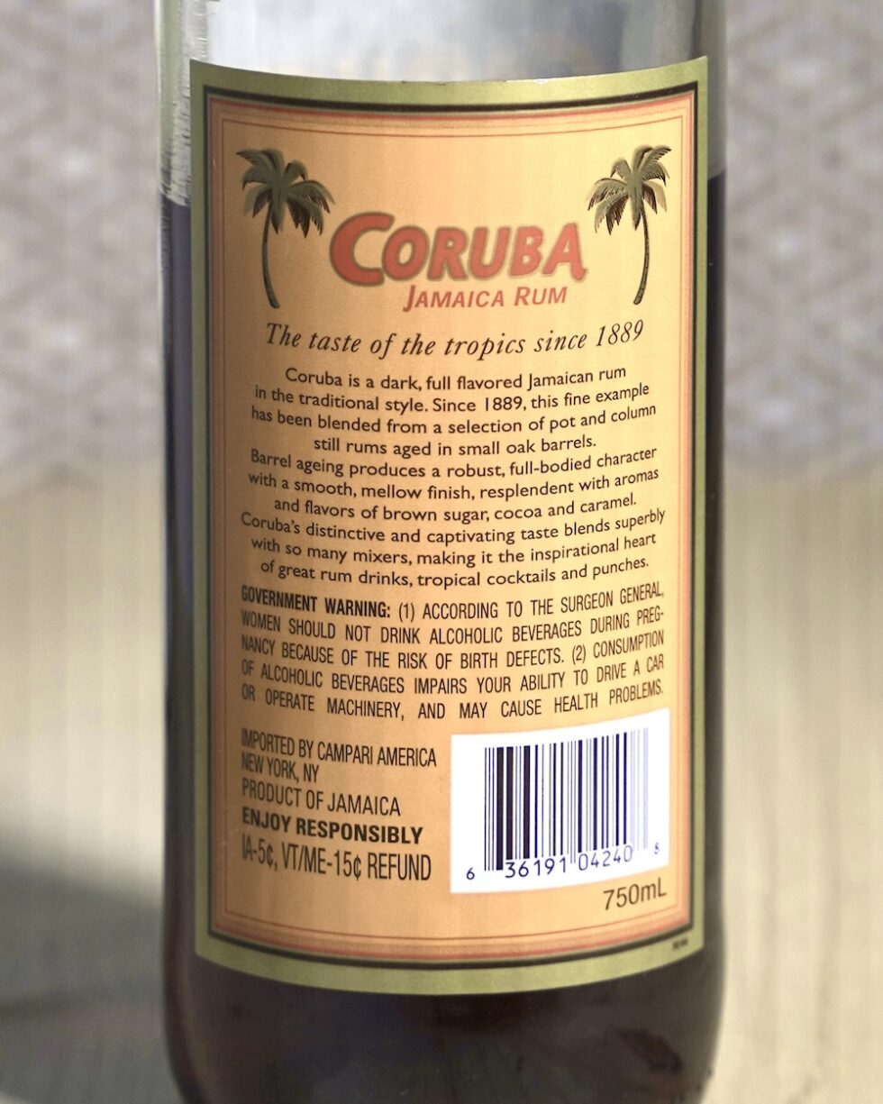 Coruba Jamaica Rum | Rum Runner Labs