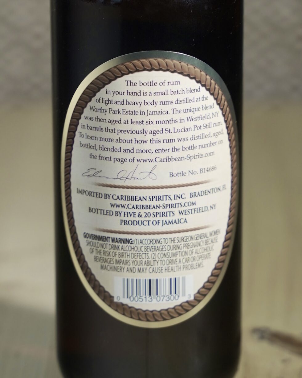 Hamilton Jamaican Pot Still Blonde Rum | Rum Runner Labs