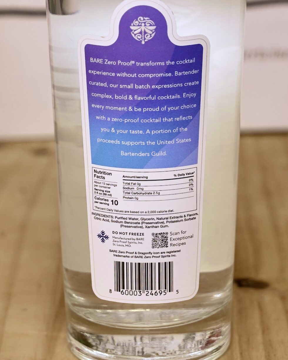 Bare Zero Proof Rum Blanco | Rum Runner Labs