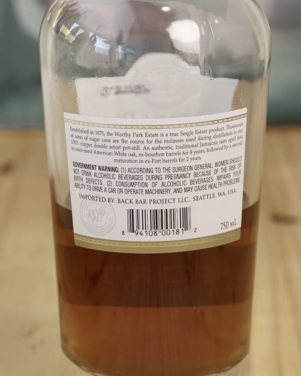 Worthy Park Special Cask Series Port 2010 | Rum Runner Labs